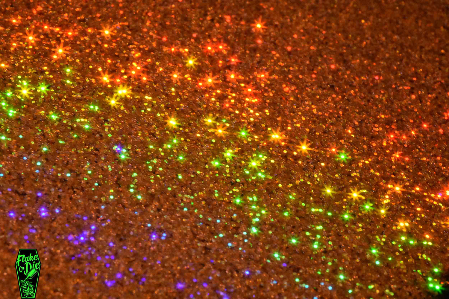 Atomic Pumpkin, Orange Holographic Metal Flake 015 hex for custom paint ...