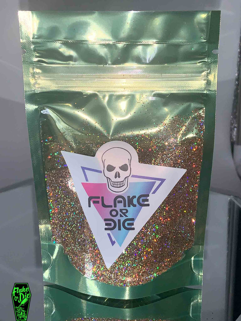 Solar Flare, Gold Holographic Metal Flake Blend for custom paint and ...