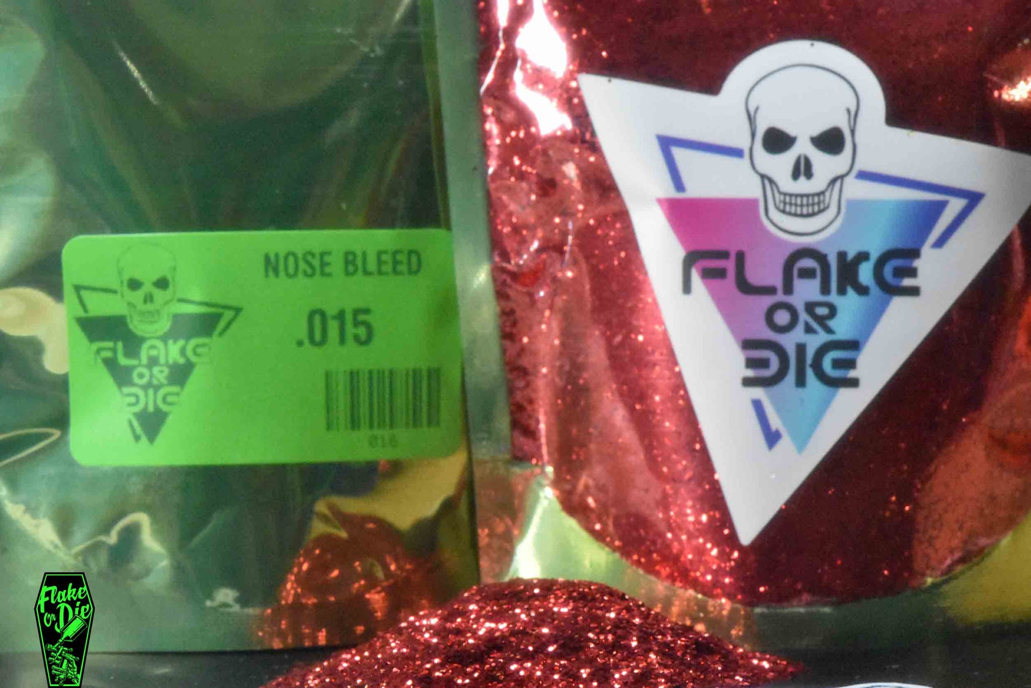 Nose Bleed, Red Metal Flake 015 hex for custom paint and resin projects ...